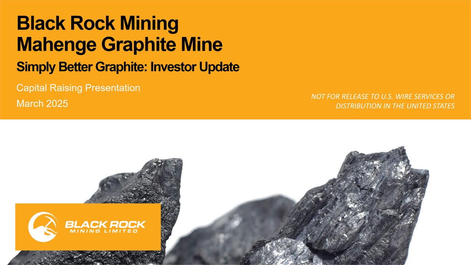 Black Rock Mining Limited – An emerging Tanzanian/Australian graphite miner